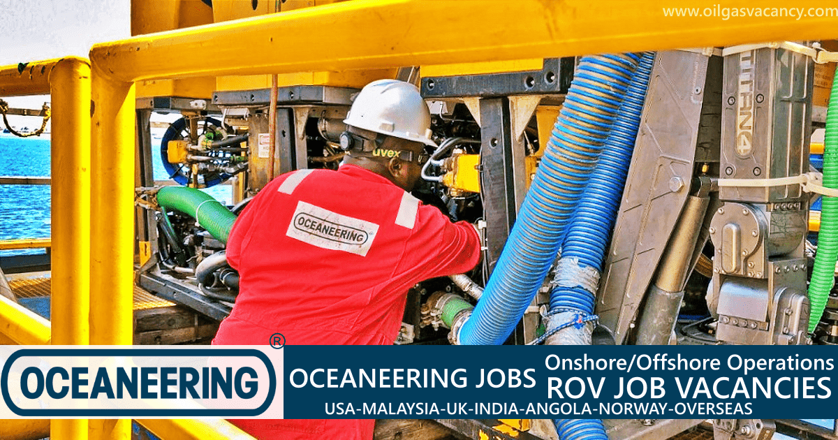 Oceaneering Jobs 2021 | ROV Job Opportunities