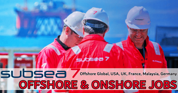 Subsea 7 Offshore Job Vacancy 2025 | Worldwide Jobs