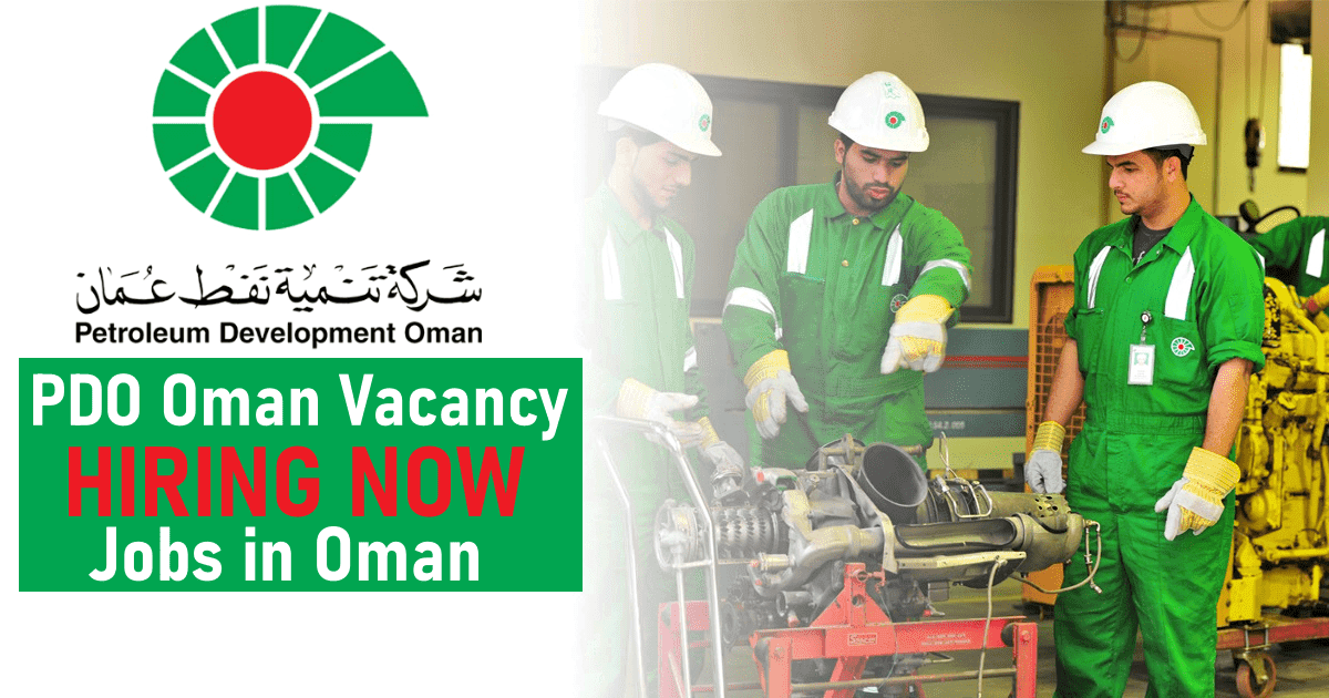 Petroleum Development Oman Jobs | PDO 2025 Vacancies